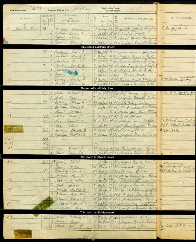 AFS Fireman John Francis Mead – Old Palace School Bombing